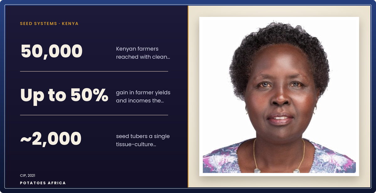 Dinah Borus: the seed scientist bringing Kenya's apical cuttings to WPC ...